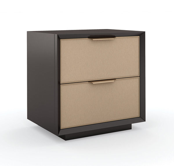Black Metal Modern Double Wrap Nightstand | Scout & Nimble