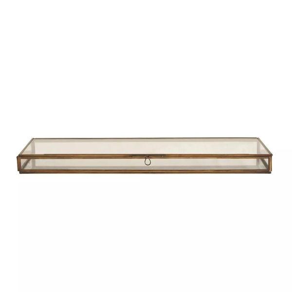 Glass Box W/ Brass Frame | Scout & Nimble