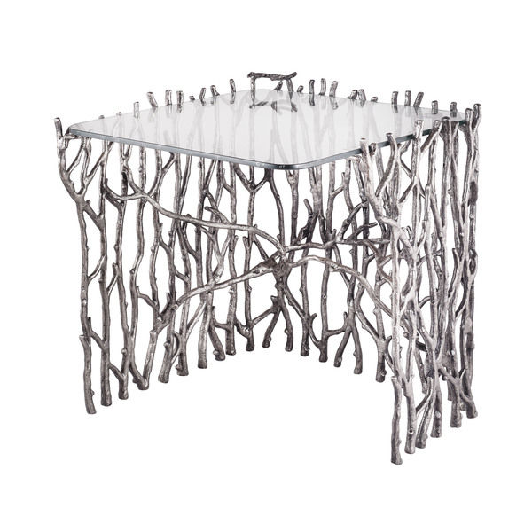 Small Silvered Sticks Side Table | Scout & Nimble