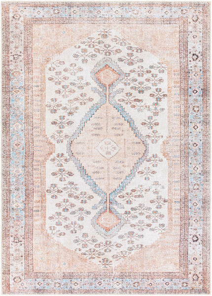 Amelie Peach / Ivory Rug - 2'7" X 7'10" | Scout & Nimble