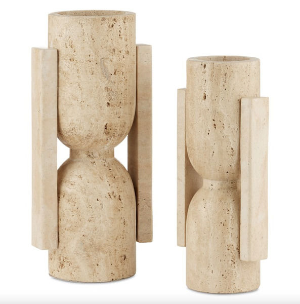 Stone Vase, Face to Face Set of 2 | Scout & Nimble