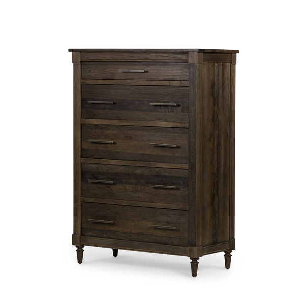 Blanche 5-Drawer Weathered Chestnut Dresser | Scout & Nimble