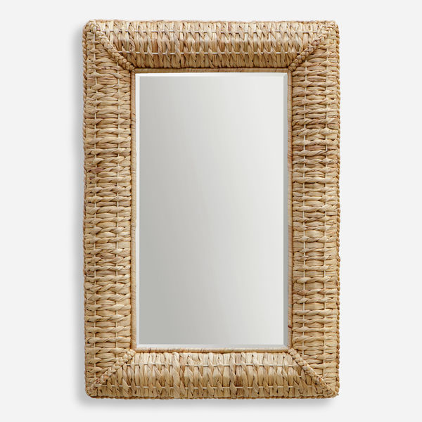 Twisted Seagrass Rectangle Mirror | Scout & Nimble