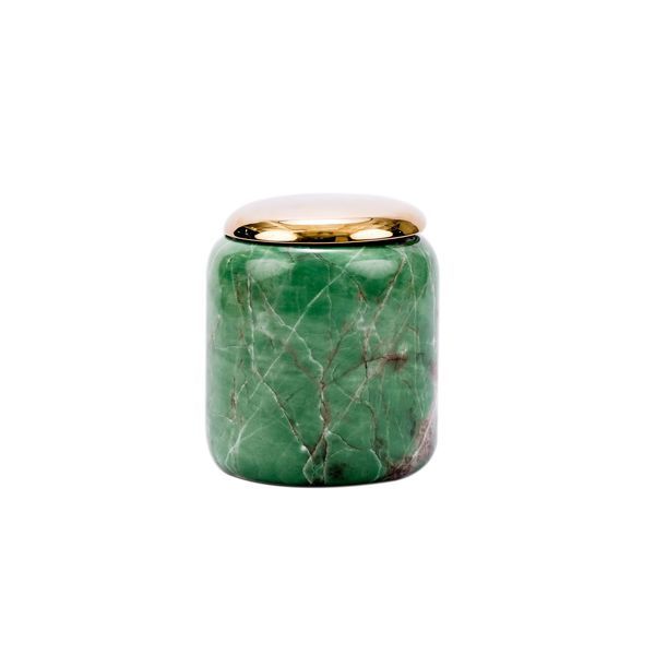 Jade Green Lidded Jar - Small | Scout & Nimble