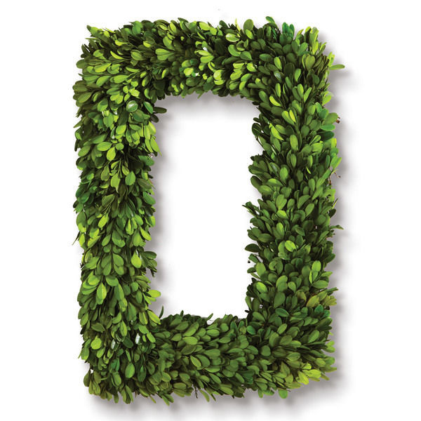Boxwood Rectangular Wreath 18" | Scout & Nimble