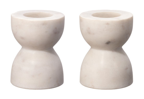Petit Marble Candlesticks, Set of 2 | Scout & Nimble
