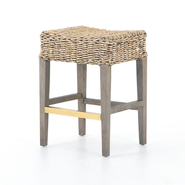 Lanai Backless Counter Stool Grey Wash | Scout & Nimble