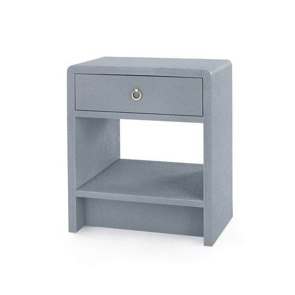 Benjamin Linen 1-Drawer Side Table | Scout & Nimble