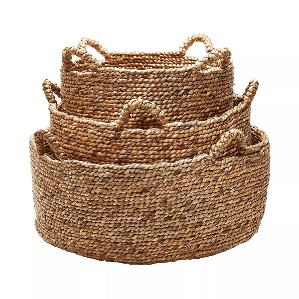 Natural Low Rise Baskets (Set of 3) | Scout & Nimble