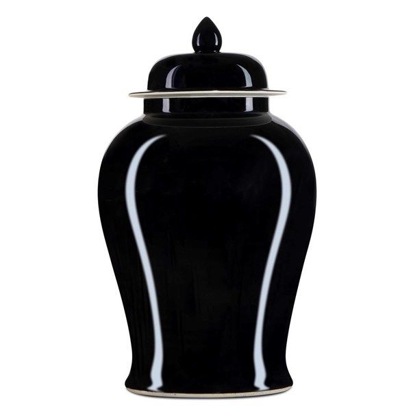 Imperial Black Large Temple Jar | Scout & Nimble