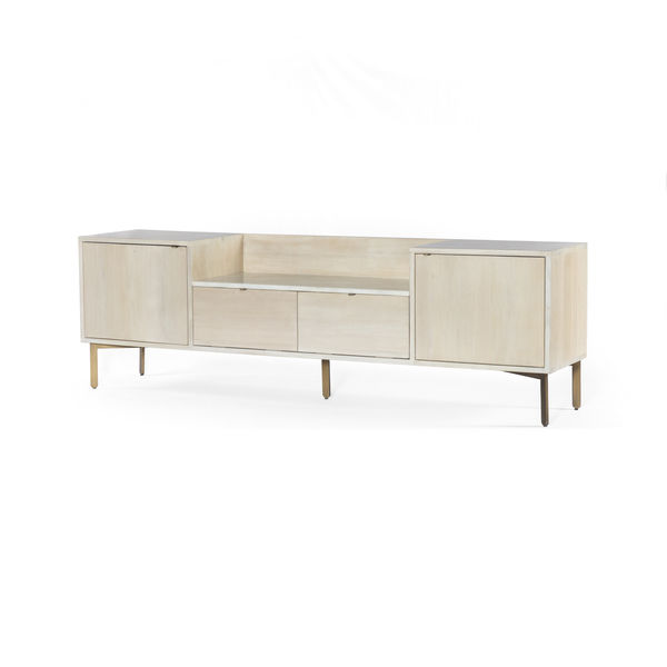 Bianca Media Console Pale Washed Oak | Scout & Nimble