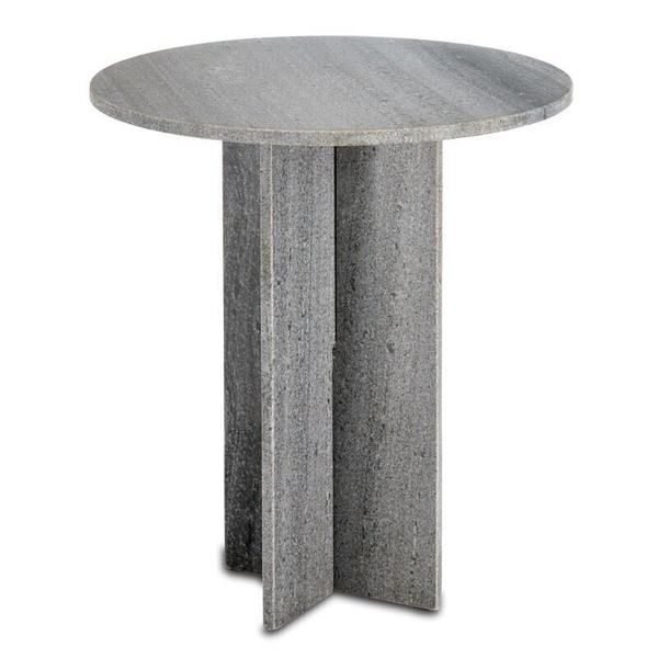 Harmon Gray Marble Accent Table | Scout & Nimble