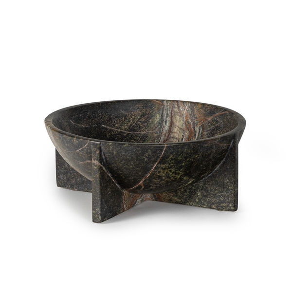 Tribune Green Marble Bowl | Scout & Nimble