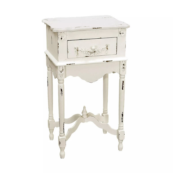 White Milkpaint Side Table | Scout & Nimble