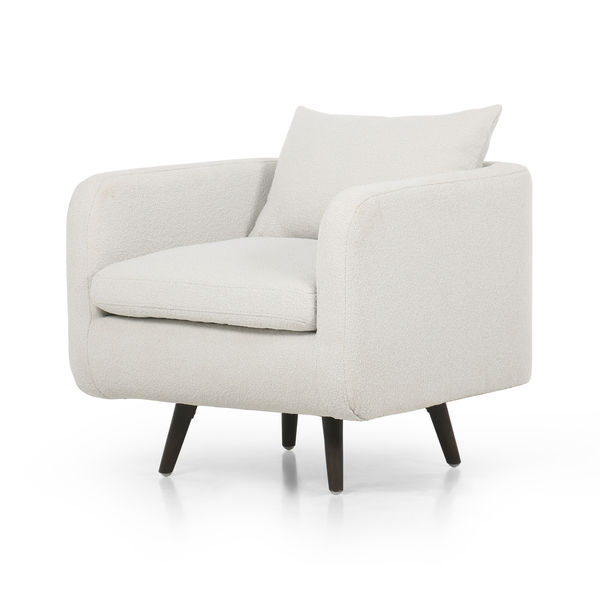 Kaya Natural Fiqa Boucle Swivel Accent Chair | Scout & Nimble