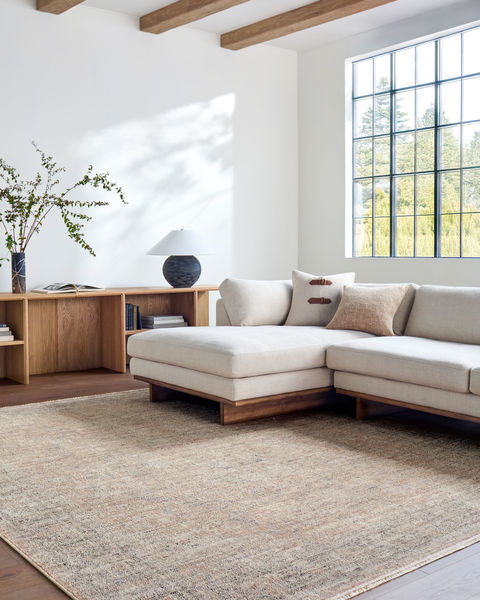 Maria Brown/Ivory Elena Machine Woven Rug | Scout & Nimble