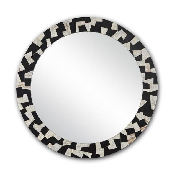 Bindu Abstract Round Mirror | Scout & Nimble