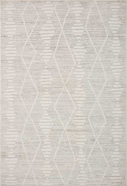 Kamala Ivory / Silver Transitional Rug - 4'0" x 6'0" | Scout & Nimble