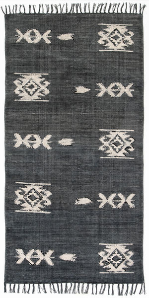 Tribal Faded Black Rug - 3'X6' | Scout & Nimble