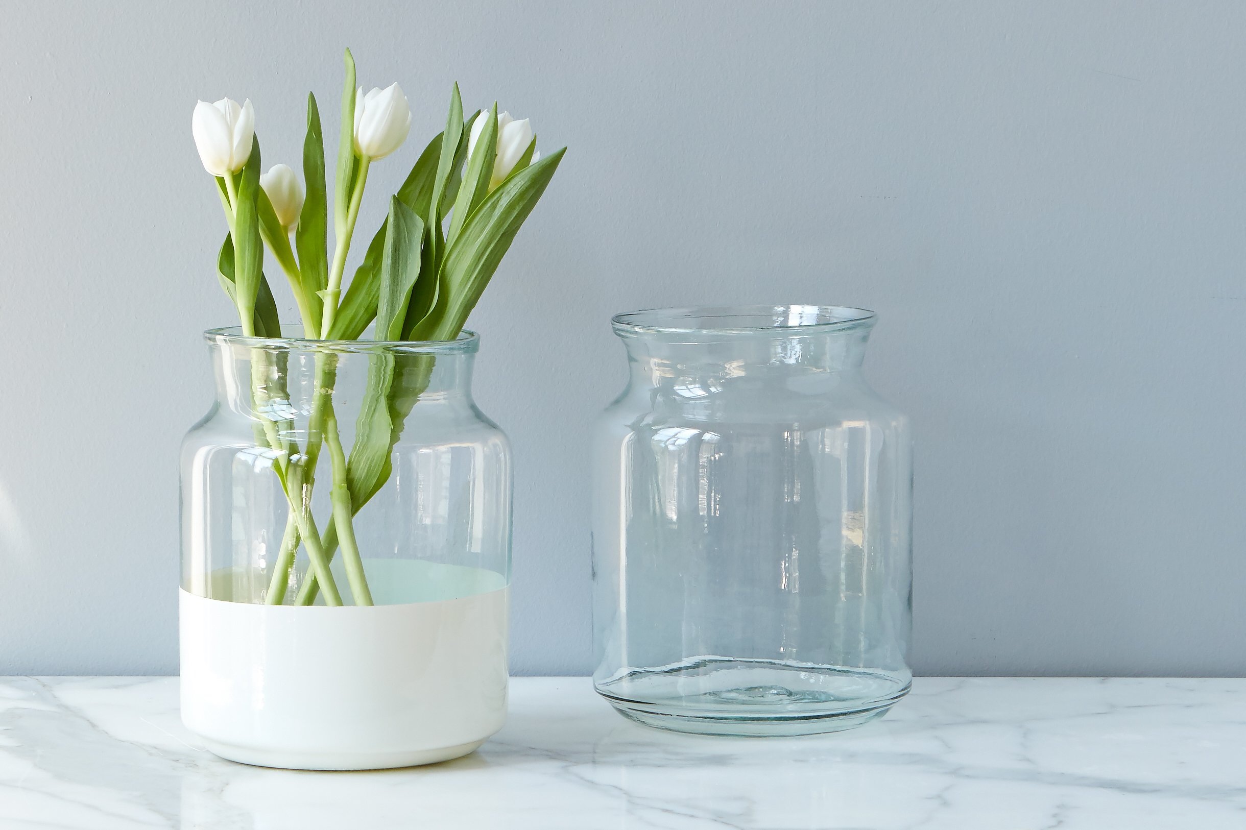 White Colorblock Mason Jar | Scout & Nimble