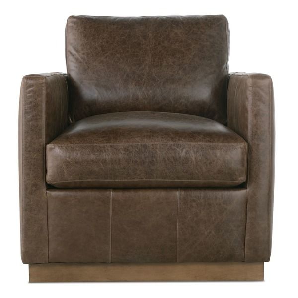 Allie Leather Swivel Chair | Scout & Nimble
