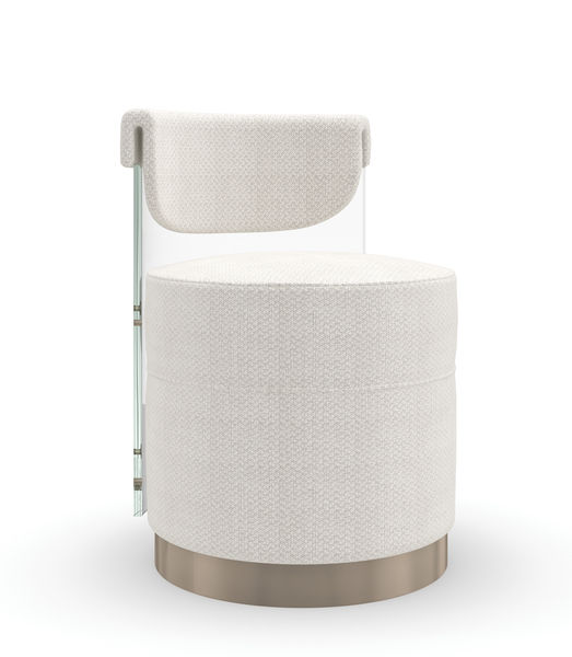 Cream Fabric Modern Full View Chair | Scout & Nimble