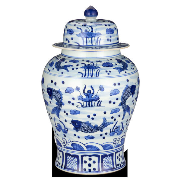 South Sea Blue & White Temple Jar | Scout & Nimble