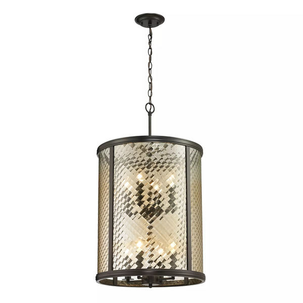 Chandler Collection 8 Light Pendant In Oil Rubbed Bronze