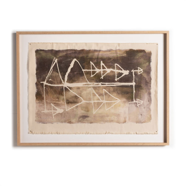 Direction Framed Textured Print on Canvas by Dan Hobday - Scout & Nimble
