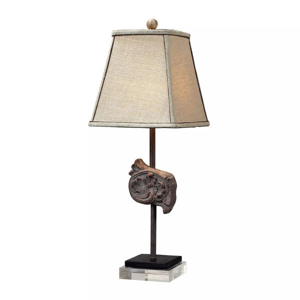 ARTIFACT BUFFET LAMP WITH ACRYLIC BASE | Scout & Nimble