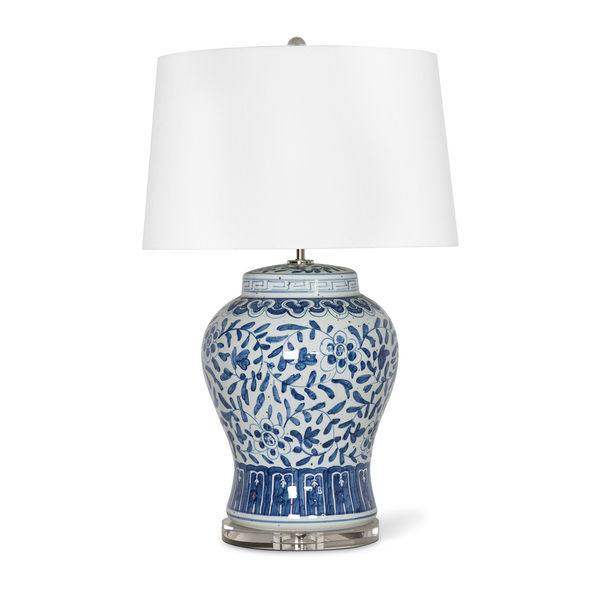 Royal Blue and White Ceramic Table Lamp | Scout & Nimble
