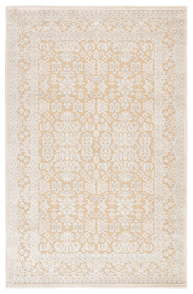 Regal Damask Beige/ Blue Rug | Scout & Nimble