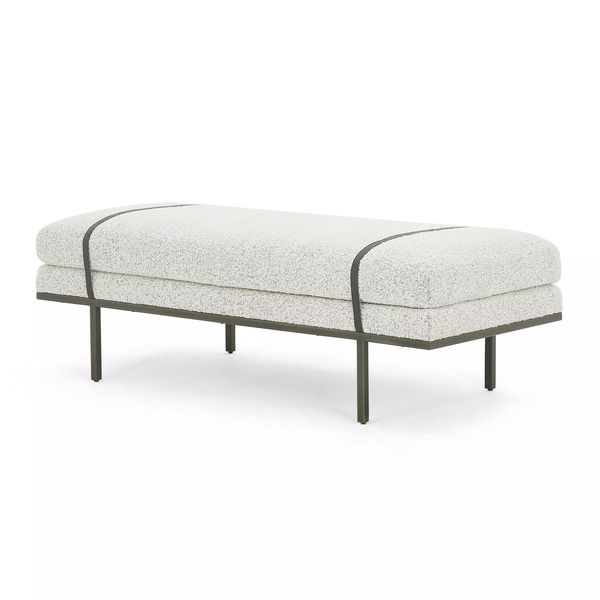 Harris Accent Bench Knoll Domino | Scout & Nimble