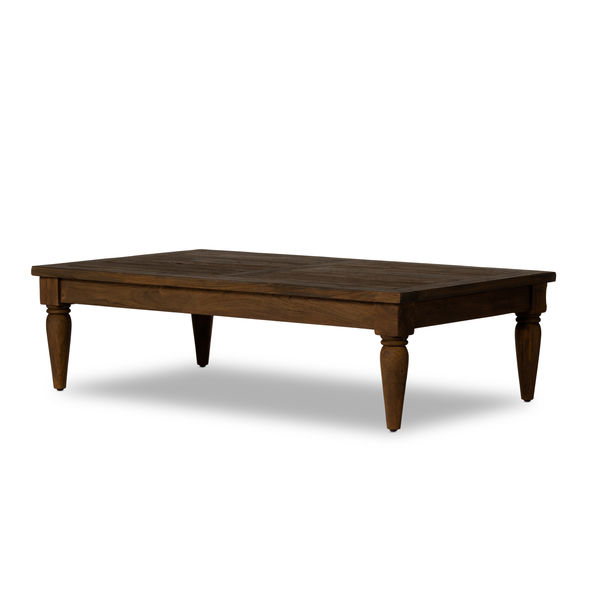 Alameda Brown Wooden Outdoor Coffee Table | Scout & Nimble
