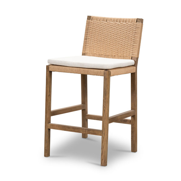 Zuma Natural Paper Cord Bar Stool | Scout & Nimble