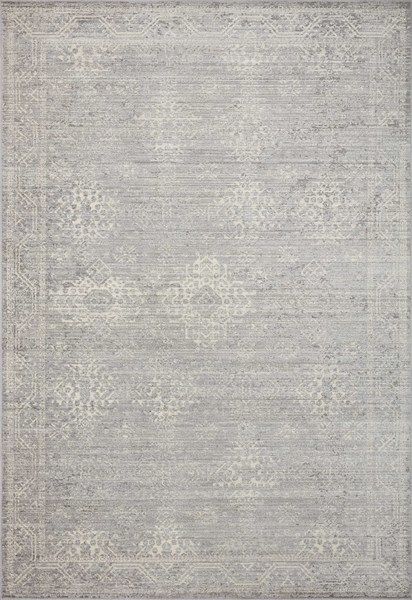 Indra Silver / Ivory Contemporary Rug - 2'6" x 4'0" | Scout & Nimble