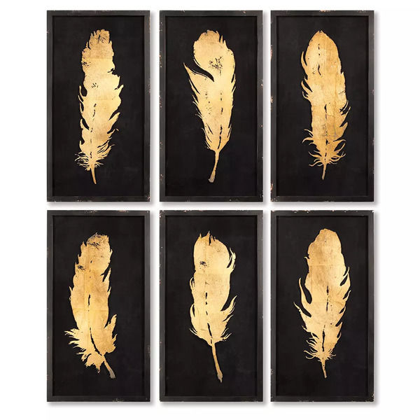 Feather Study, Set Of 6 | Scout & Nimble