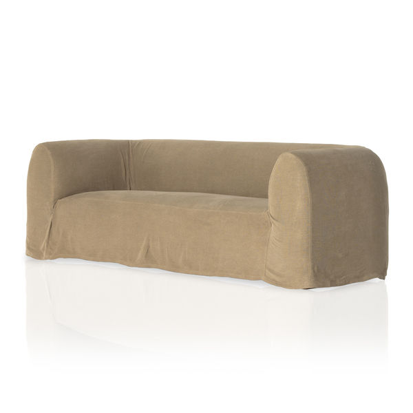Ainsworth Modern Broadway Canvas Slipcover Sofa | Scout & Nimble