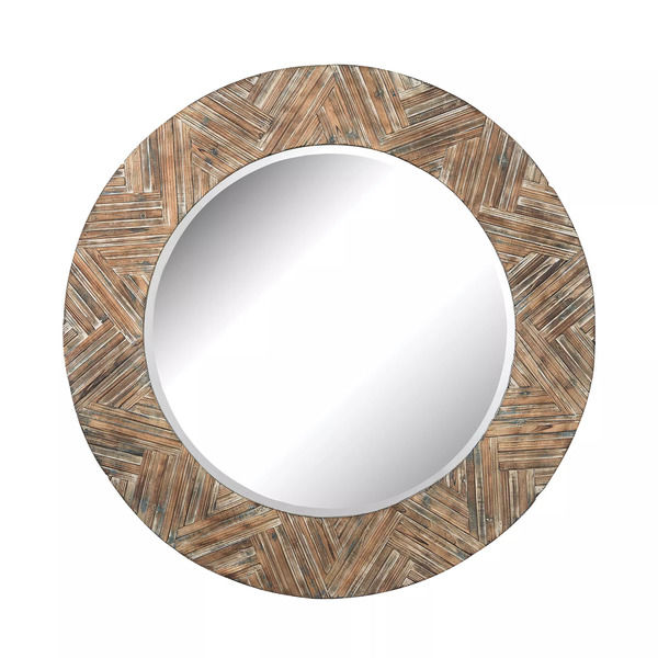 Large Round Wood Mirror | Scout & Nimble