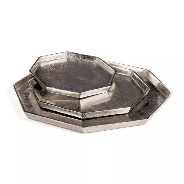 Barclay Butera Alloy Trays, Set Of 3 | Scout & Nimble