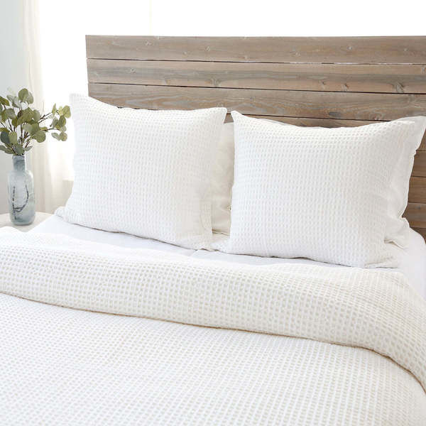 Zuma Cotton King Blanket - Cream | Scout & Nimble