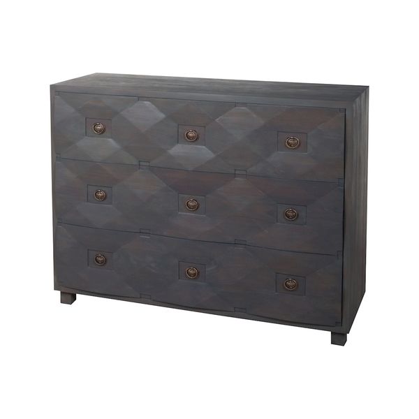 Diamond Carved 3 Drawer Chest | Scout & Nimble