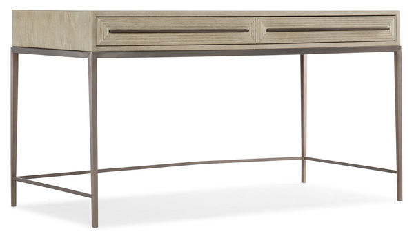 Cascade Oak & Metal Writing Desk - Scout & Nimble | Scout & Nimble