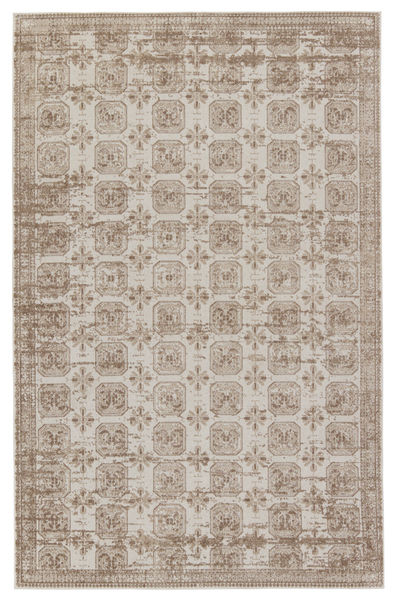 Milea Trellis Tan/ Cream Area Rug | Scout & Nimble