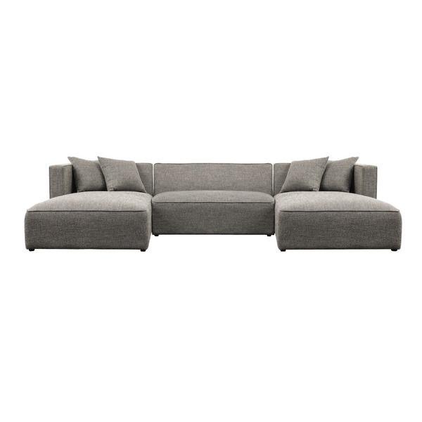 Haven U-shape Polyester Performance Fabric Sectional | Scout & Nimble