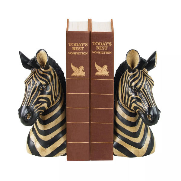 Pair Of Zebra Bookends | Scout & Nimble