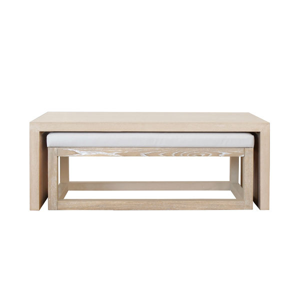 Kenneth Waterfall Coffeee Table & Nesting Bench | Scout & Nimble