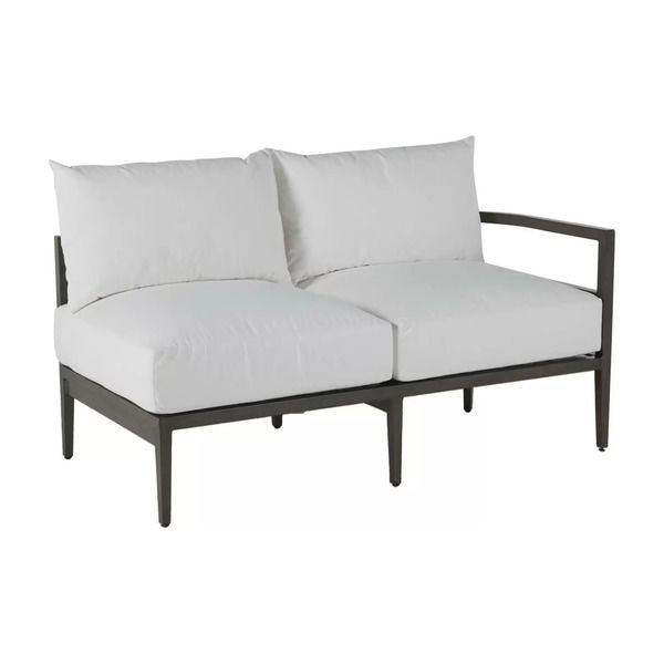 Santa Barbara Slate Gray Aluminum Right Arm Facing | Scout & Nimble