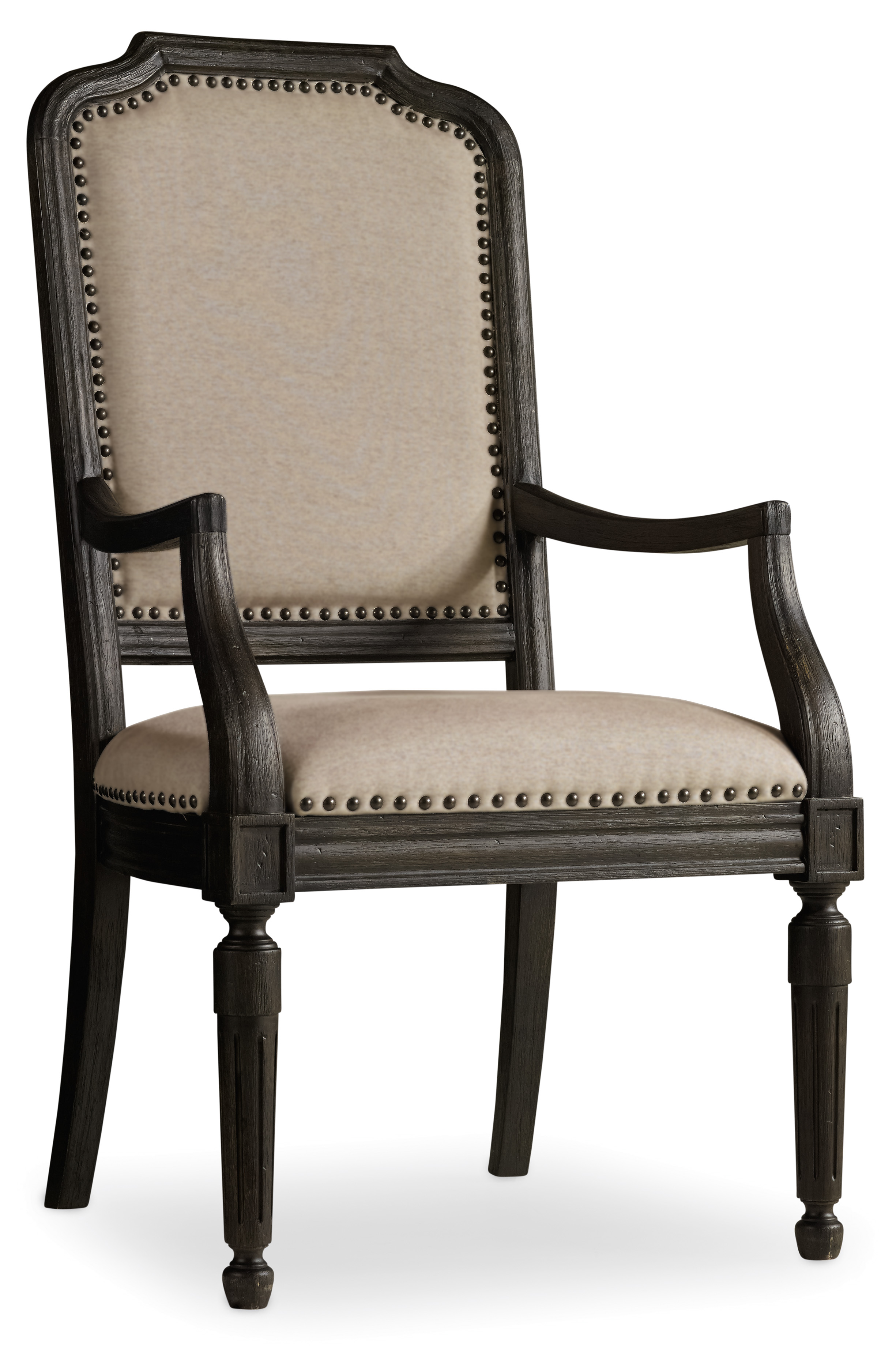 Corsica Dark Upholstered Arm Chair-Set of Two | Scout & Nimble