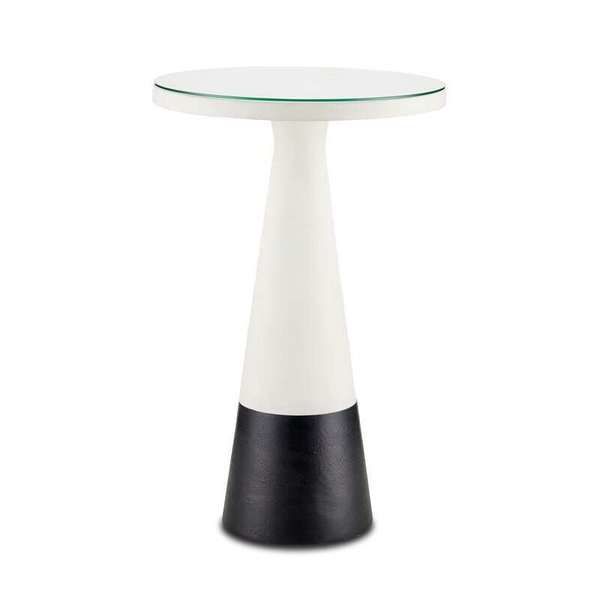 Tondo Black & White Accent Table | Scout & Nimble